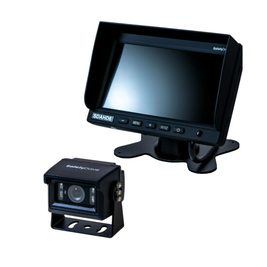 RV Dash Kit: Monitor 6" Dash + Camera Mini Square Black 45° AHD ...