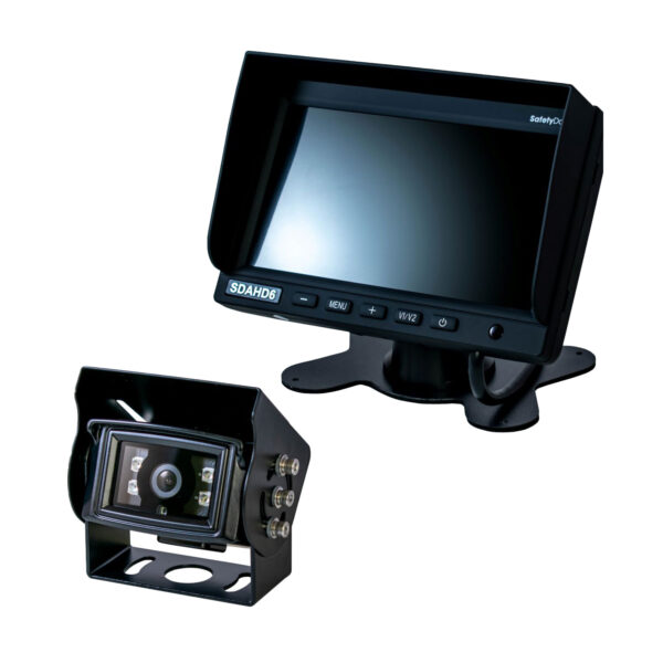 RV Dash Kit: Monitor 6" Dash + Camera Square Black 120° AHD | SafetyDave