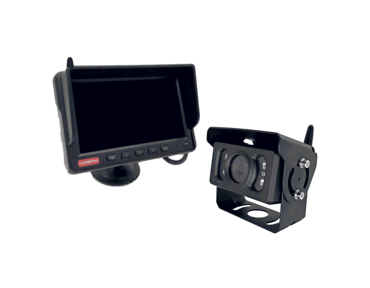 Wireless Rear Vision Kit - 6.2" Monitor + Square Black Wireless HD ...